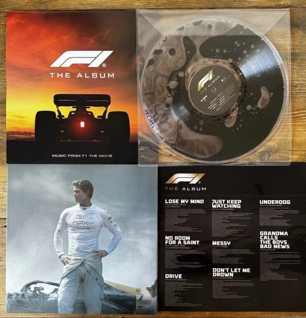 F1 THE ALBUM 2025 Soundtrack Limited Edition Oil Filled Vinyl LP In ...