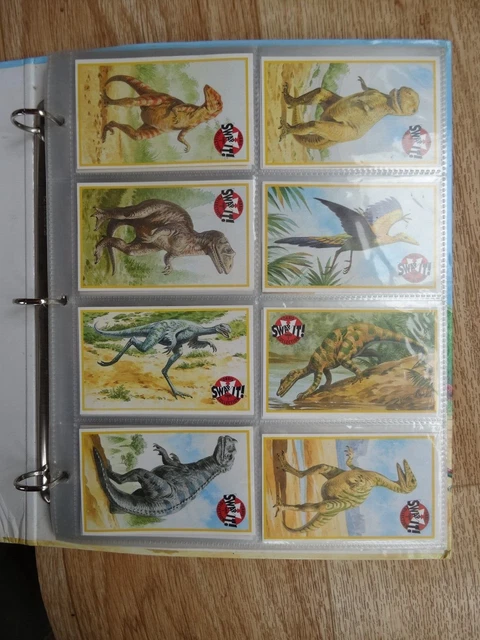 ORBIS DINOSAURS SWAP It Series 1 Card Collection COMPLETE 96 CARDS ...
