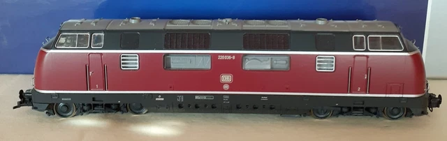 ROCO LOCOMOTIVA DIESEL H0 52680 DB V 220 026-8 DC digitale e analogico ...