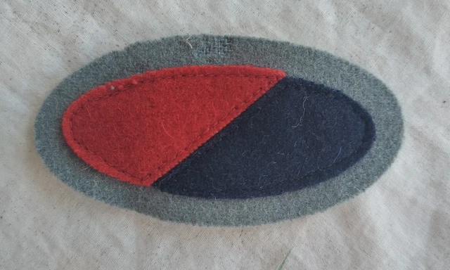 WW2 AUSTRALIAN ORIGINAL 8th Division Royal Australian Artillery colour ...