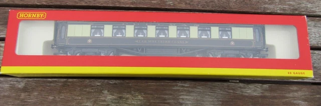 BOXED HORNBY R4144A Pullman 3rd Class Parlour Car 34 Coach With Lights ...