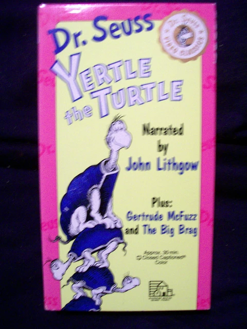 DR. SEUSS YERTLE the Turtle and Other Stories (VHS) Narrated by John ...