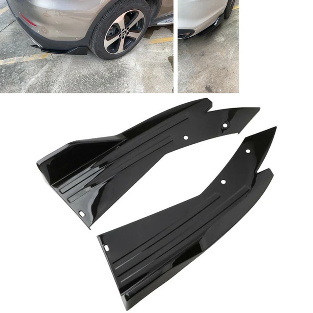 UNIVERSAL REAR BUMPER Lip Splitter Chin Spoiler Body Kit Trim Car ...