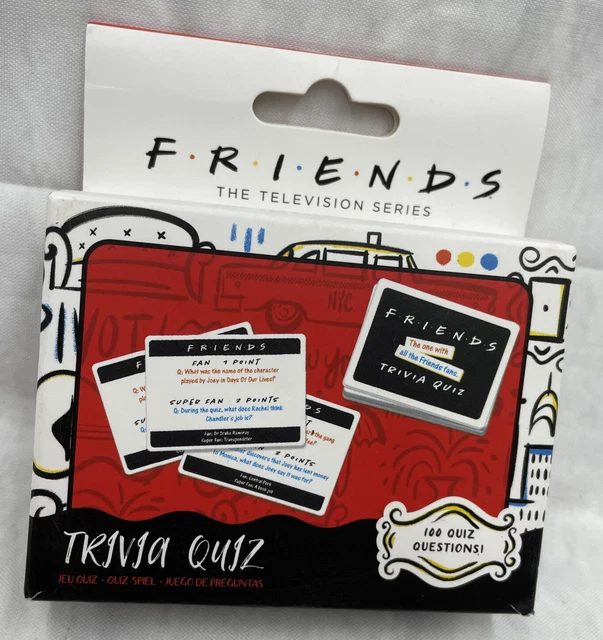 ``FRIENDS THE TELEVISION Series Trivia Quiz Cards New Game EUR 8,30 ...