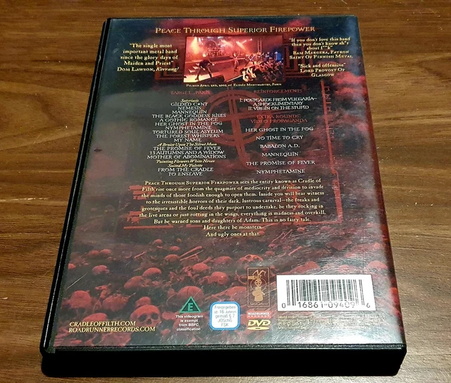 CRADLE OF FILTH - Peace Through Superior Firepower - DVD EUR 5,80 ...