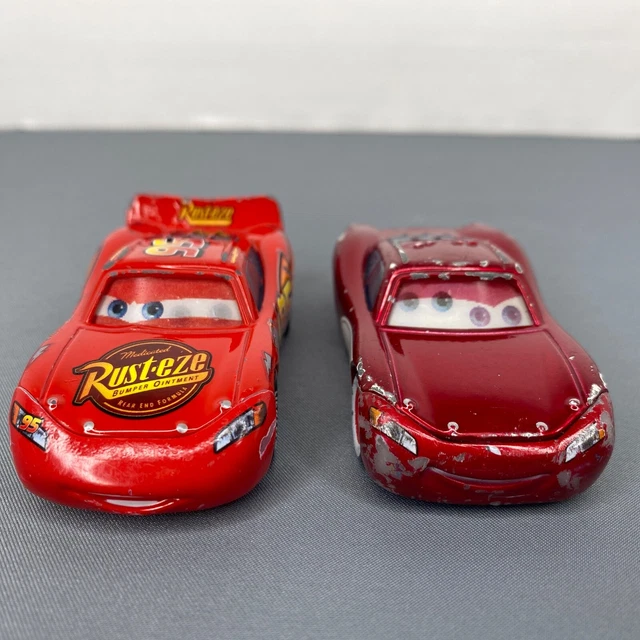 DISNEY PIXAR CARS Lightning McQueen Red and Cruising Cars 1:55 Scale ...