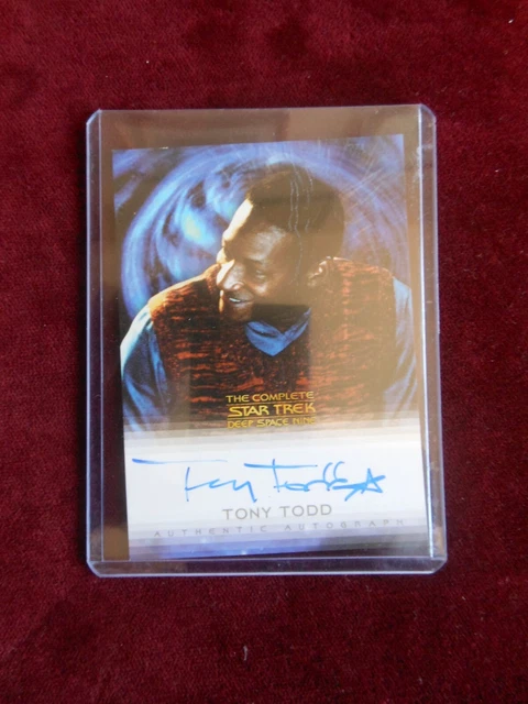 THE COMPLETE STAR Trek: Deep Space Nine A21 Tony Todd Autograph 2003 NM ...