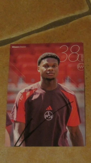 WINNERS OSAWE 1.FC Nürnberg handsignierte Autogrammkarte 25/26 2025/26 ...