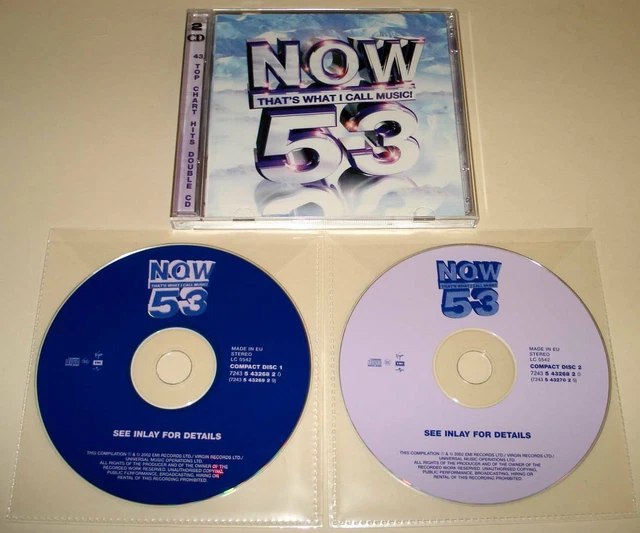 NOW THAT'S WHAT I CALL MUSIC ! # 53 2 x CD Album Set (2002) 43 Tracks ...