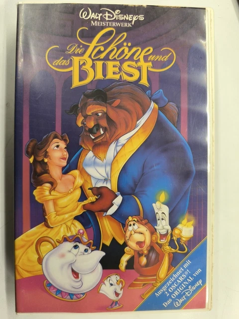 WALT DISNEY VHS-KASSETTE Die Schöne und das Biest mit HOLOGRAMM MEISTERWERK EUR 55,00 - PicClick DE