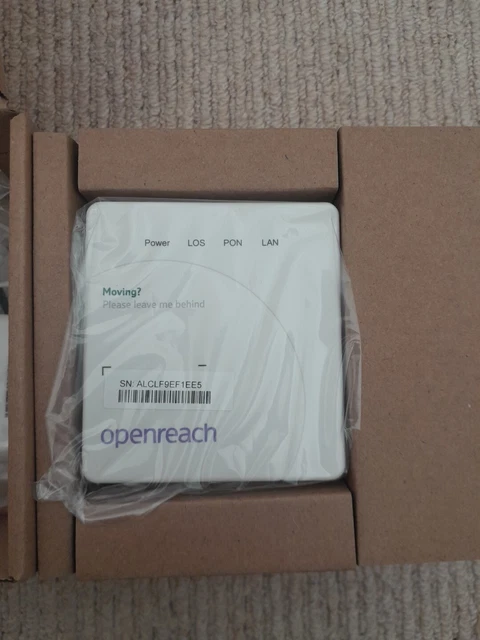 NOKIA-ONT G-010G-R OPENREACH Optical Fibre GPON Terminal BNIB £14.00 ...