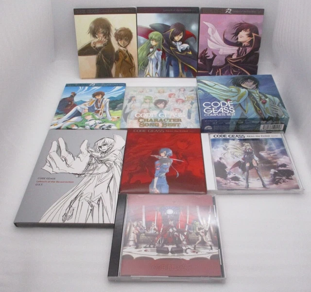 CODE GEASS 10CDS Original Soundtrack Lelouch of the Rebellion Akito the ...