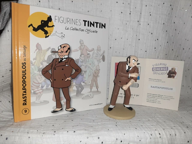 LA COLLECTION OFFICIELLE Figurine Tintin - N°9 Rastapopoulos au ...