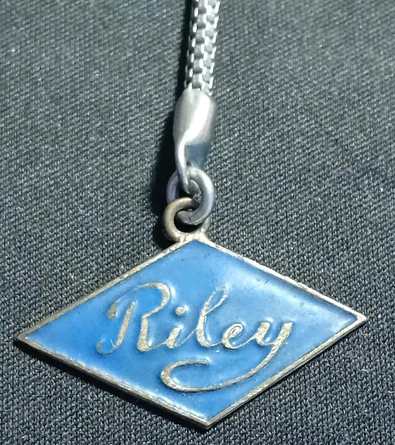 VINTAGE RILEY MOTOR Car Key Fob & Chain. £19.90 - PicClick UK