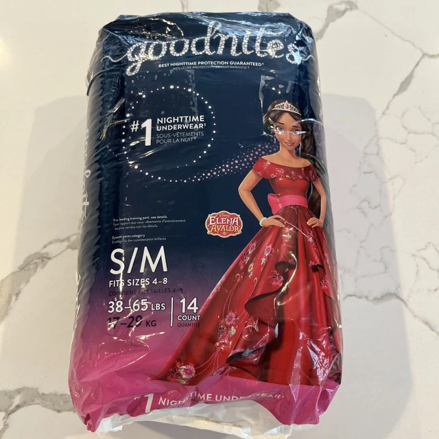 VINTAGE DIAPER GIRLS Goodnites Pull-Ups L/XL Cupcake Butterfly Star ...