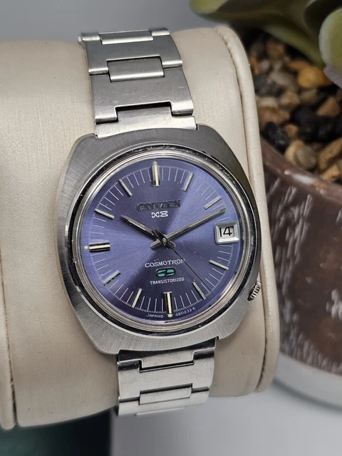 VINTAGE CITIZEN COSMOTRON X8 Electronic Men's Watch Original Bracelet £199.95 - PicClick UK