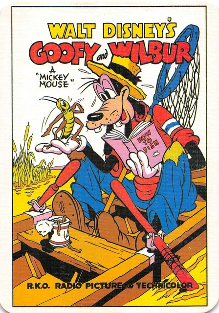 BF40847 WALT DISNEYS goofy and wilbur a mickey mouse cartoon movie star ...