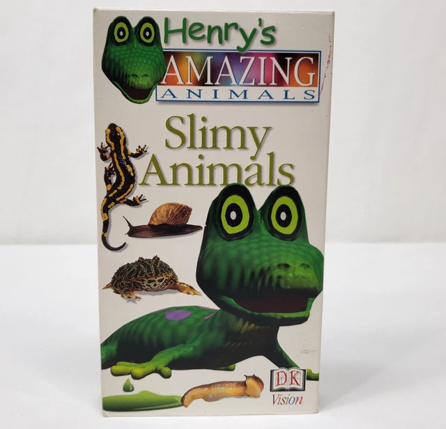 HENRYS AMAZING ANIMALS Slimy Animals VHS Disney Channel TV Show DK ...
