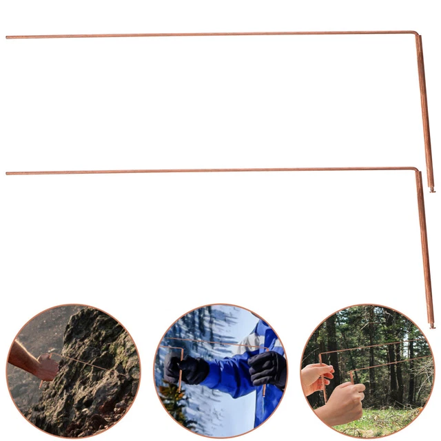 2 PCS DOWSING Rods Spiritual Pen Shape for Diving Tool Useful Divining ...