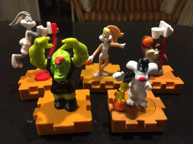 Qty 5 Mcdonalds Space Jam 1996 Looney Tunes Toys Bugsbunny Taz Lola Monstar Rare Eur 1269