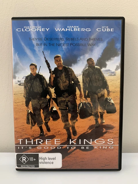 THREE KINGS (1999) DVD Movie Action Adventure Comedy George Clooney VG+ ...