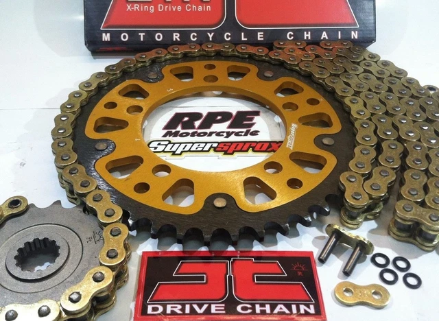 O-ring Chain Caltric Drive Chain & Sprocket Kit For Kawasaki Ninja 300 ...
