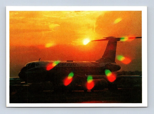 AEROFLOT 1991 AIRLINE Pocket Calendar Tupolev Tu-134 Soviet Airlines ...