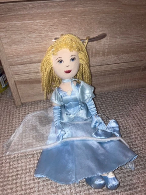 MARKS & AND Spencer Blue Princess Rag Doll 15" Soft Toy Cloth Doll ...