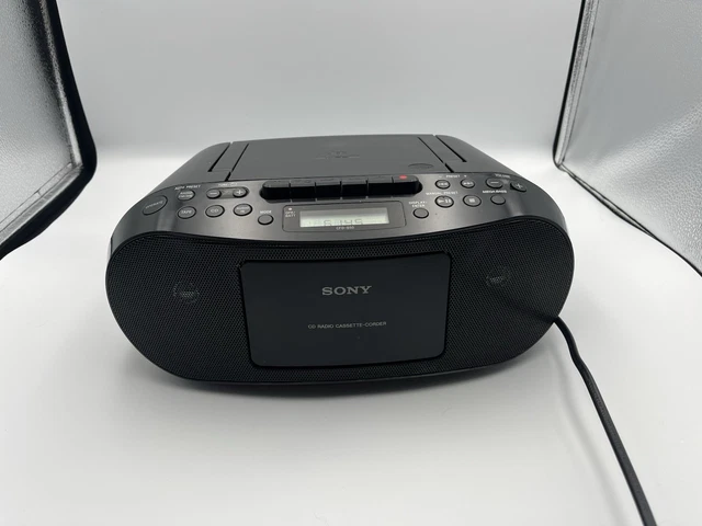 SONY CFD-S50 BLACK CD Radio Cassette Player AM/FM Boombox £31.92 ...