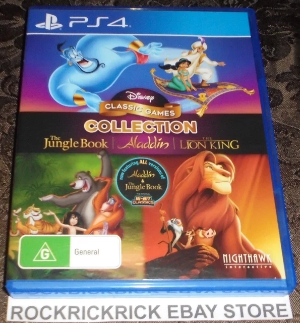 PS4 DISNEY CLASSIC Games Jungle Book,Aladdin,The Lion King Brand New ...