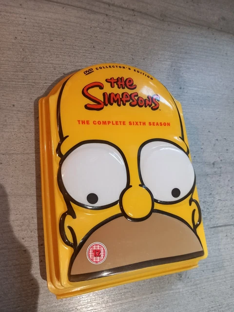 THE SIMPSONS DVD Box Set Sixth Season 6 Homer Head Collectors Edition £ ...