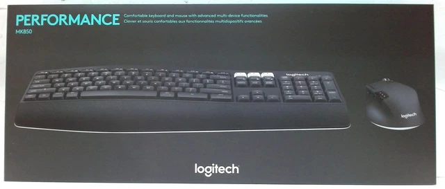 New Logitech Mk850 Performance Wireless Keyboard And Mouse Combo 120