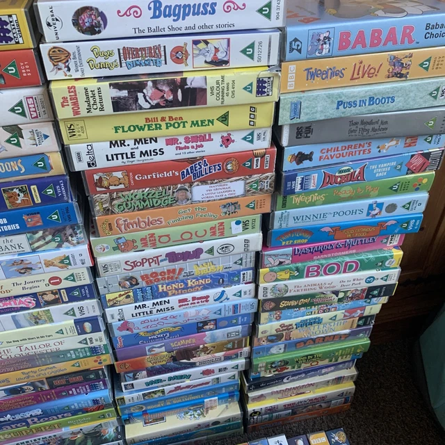 KIDS CHILDREN'S VHS Video Tapes Choose Any 3 for less than £10 Pick ...