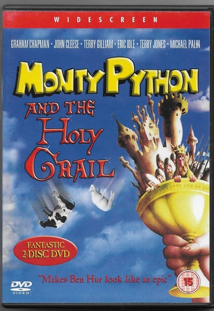 MONTY PYTHON AND The Holy Grail WIDESCREEN DOUBLE DVD POSTED 48 HOURS ...