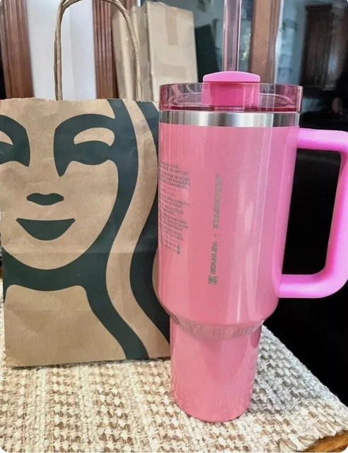 STANLEY X STARBUCKS Winter Pink 40oz Tumbler 2024 Target Exclusive New ...