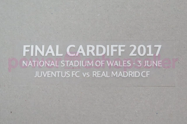 REAL MADRID UEFA Champions League Final Cardiff 2017 Match detail Badge ...
