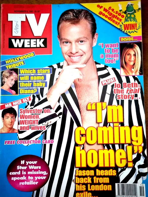 TV WEEK MAGAZINE 1997 Jason Donovan~Jennifer Aniston~Spice Girls~Jason ...