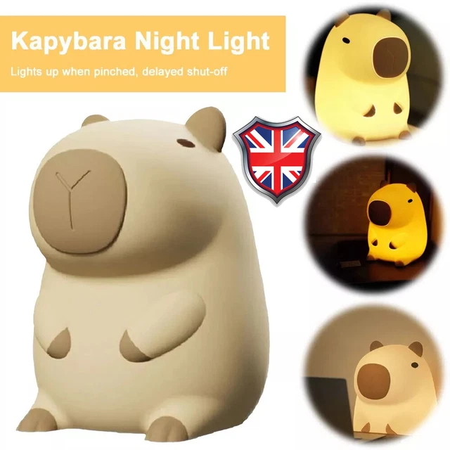CAPYBARA NIGHT LIGHT Dimmable Bedside Lamp 2 Gear Atmosphere Light for ...