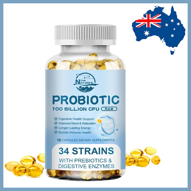 PROBIOTIC DIGESTIVE MULTI Enzymes Probiotics for Digestive Health 10 ...