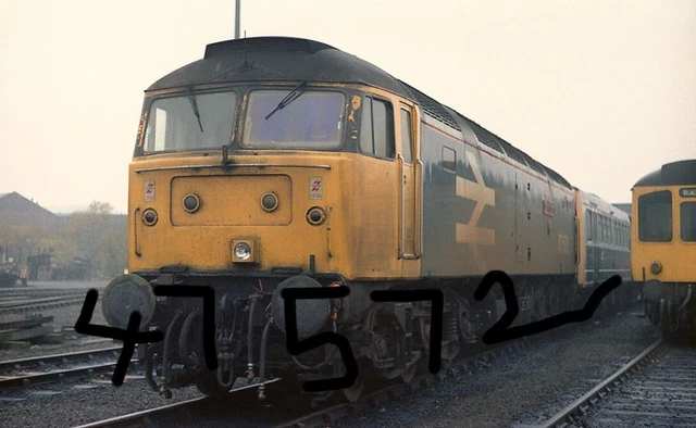 35MM RAILWAY COLOUR Negative Class 47572 At Holbeck £1.50 - PicClick UK