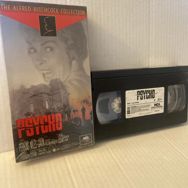 PSYCHO (1960) HORROR VHS Film! Alfred Hitchcock Collection Classic ...