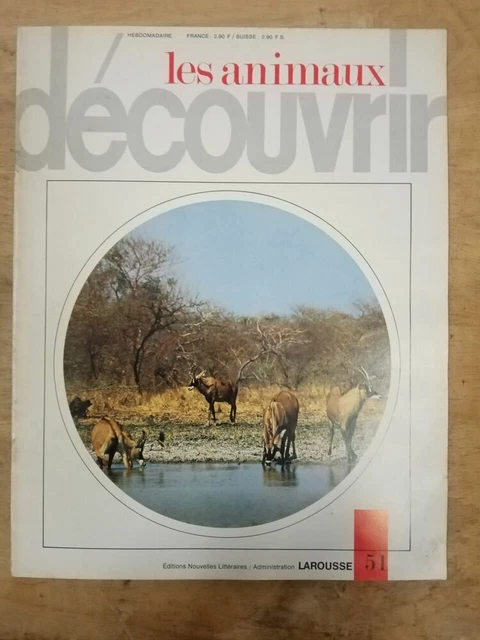 LES ANIMAUX DÉCOUVRIR Nº 51 | Bon état EUR 2,50 - PicClick FR