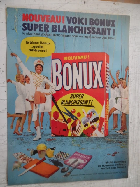 BONUX -PAGE DE Pub -Plastifiee --1967-La Majorette EUR 2,50 - PicClick FR