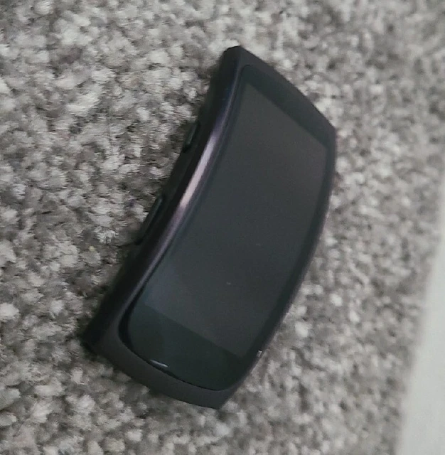 SAMSUNG GEAR FIT 2 Black SM-R360 *faulty Not Charging, watch Only As ...