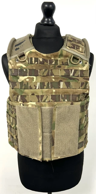 BRITISH MILITARY ISSUE MTP Camouflage OSPREY Body Armour Vest Cover ...