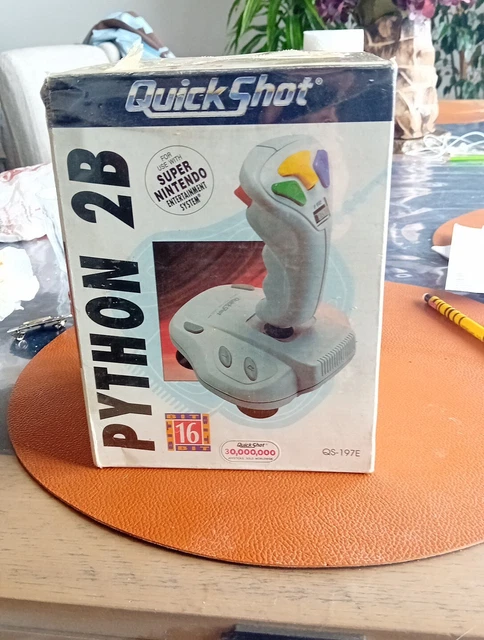 QUICKSHOT PYTHON 2B Joystick SNES Super Nintendo En Boite EUR 40,00 ...