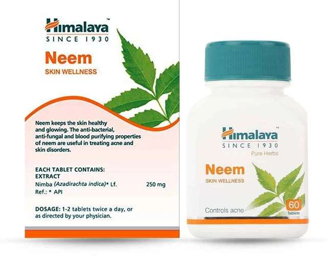 HIMALAYA HERBAL NEEM Comprimés (60 Tabs) Azadirachta Indica EUR 13,22 - PicClick FR