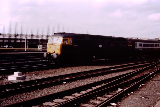 1986 BRITISH RAIL BR Diesel Electric Loco Class 47 Railway Slide 462 £2 ...
