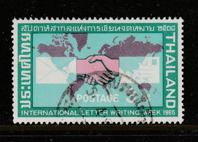 1965 THAILAND 3 Baht Letter Writing Week Sakserm#513 EUR 0,67 - PicClick FR