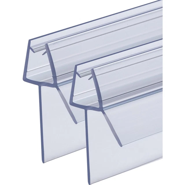 DUSCHDICHTUNG 2X 100CM für 6-8mm Glastüren mit 20mm Gummilippe für ...